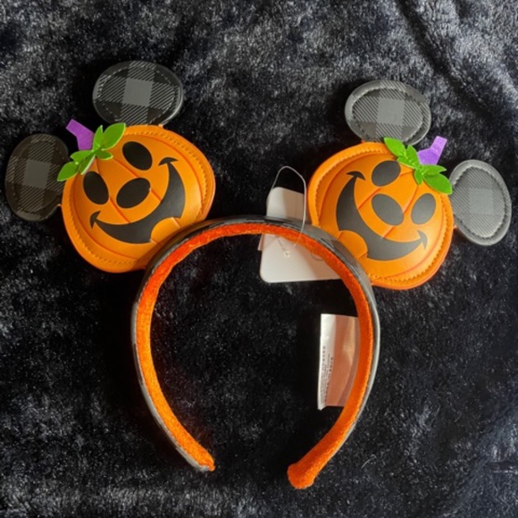 Disney | Accessories | Nwt 22 Disney Mickey Pumpkin Ears | Poshmark